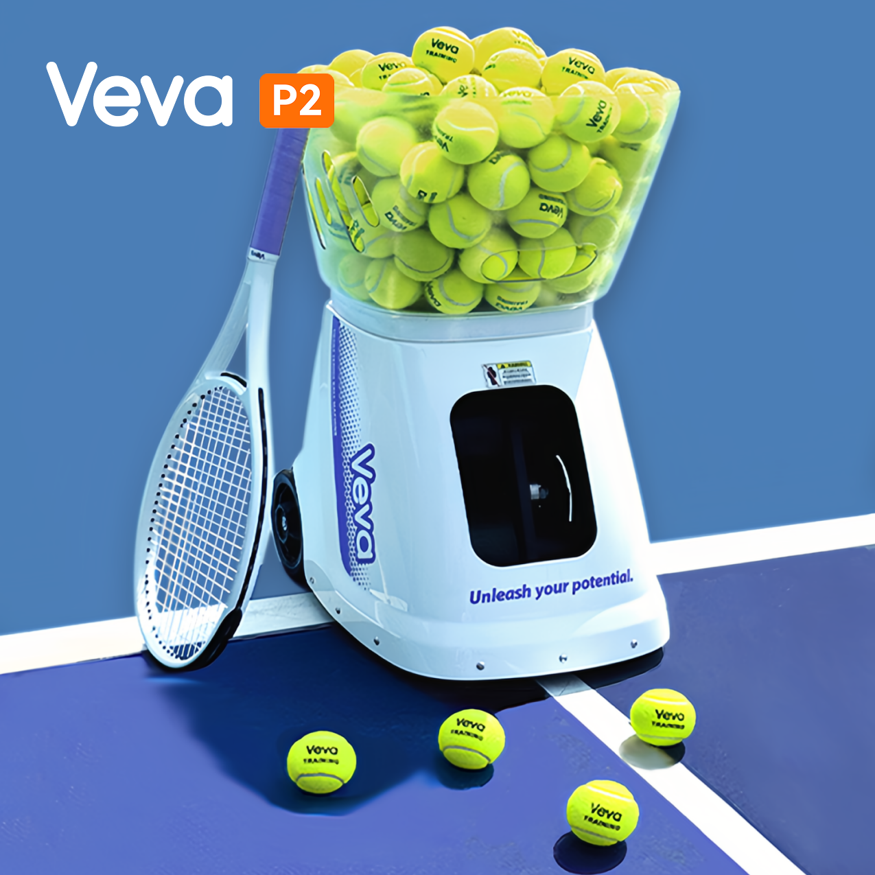 Veva P2 Smart Tennis Ball Machine – Veva Sports